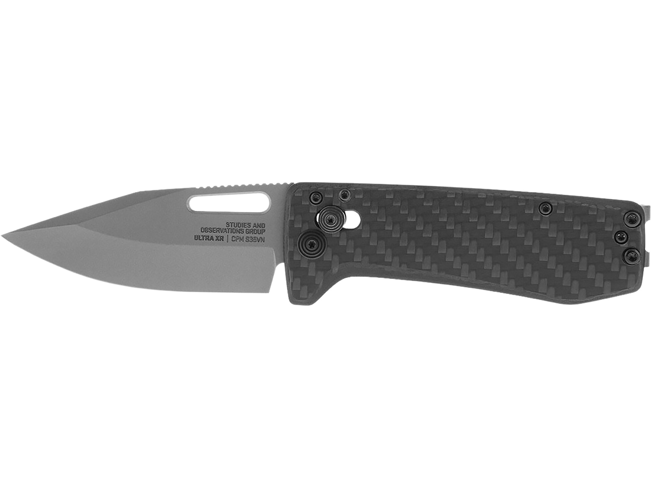 SOG Ultra XR Assisted Opening Pocket Knife 2.8 Clip Point CPM S35VN