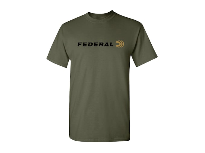 Federal Premium Men's Logo Short Sleeve Shirt Gray Medium