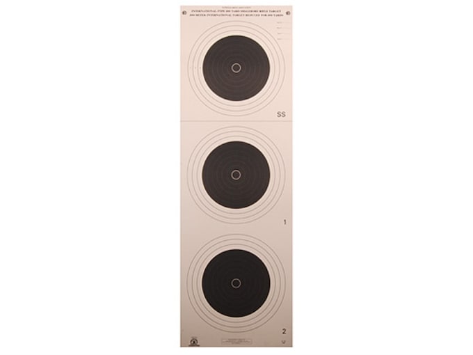 NRA Official Smallbore Rifle Targets A-33 100-Yard Paper 100PK