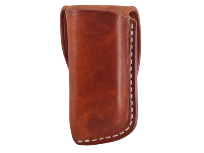 El Paso Saddlery Single Mag Pouch Double Stack 9mm 40 S&W Mag Leather