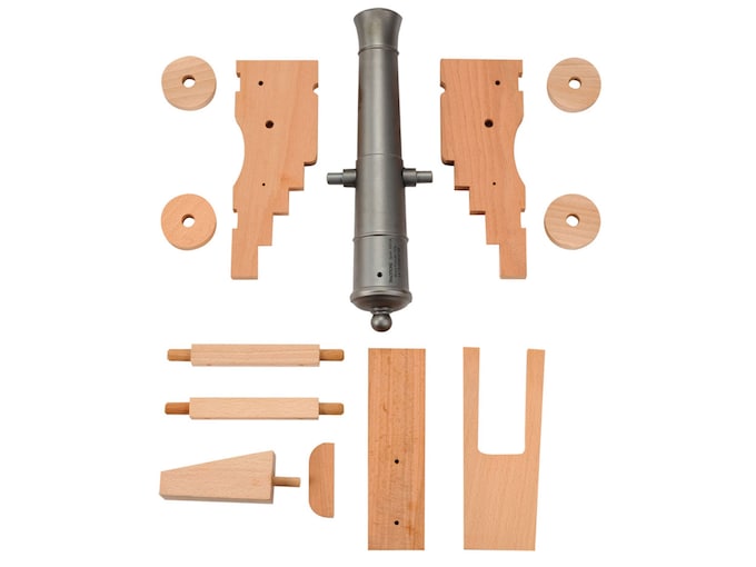 Traditions Mini Old Ironsides Black Powder Cannon Kit 50 Cal 9 Steel