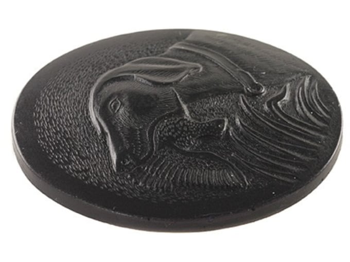 Vintage Gun Grip Cap Remington Dog Logo Polymer Black