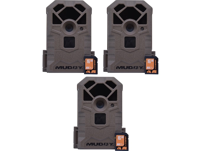 Muddy MTC100 Trail Camera 14 MP Combo Pack of 3