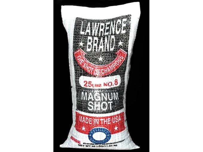 Lawrence Mag Lead Shot #8 25 lb Bag