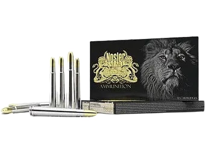 Nosler Safari Ammo 500 Nitro Express 570 Grain Solid Box of 10