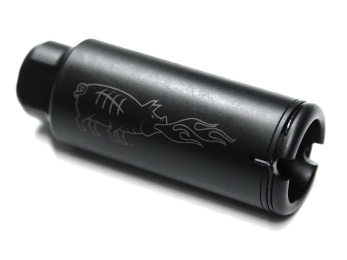 Noveske KX5M Pig Flash Hider 7.62mm M14x1 LH Thread Steel Nitride