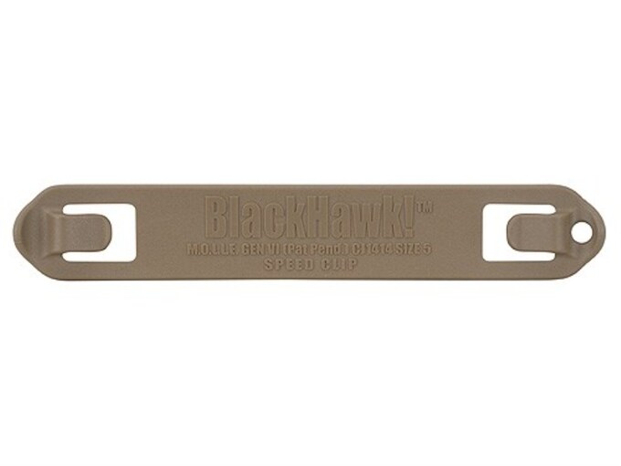 BLACKHAWK! S.T.R.I.K.E. Gen 6 Speed Clips #5 Coyote Tan Pack of 6