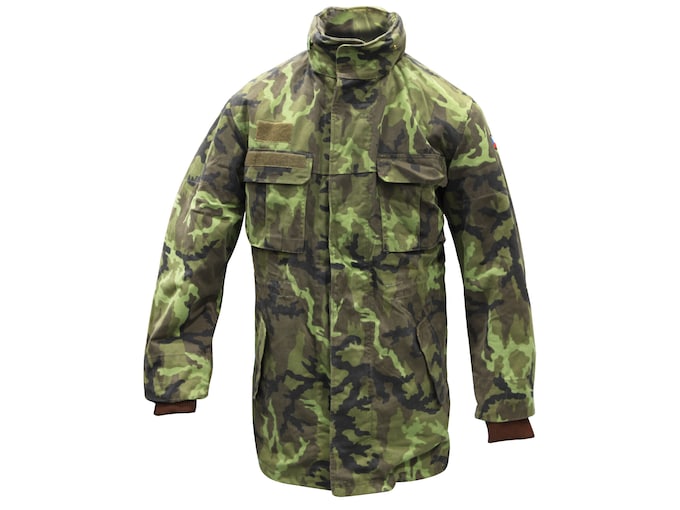 Military Surplus Czech M95 Parka Liner Grade 2 Czech Woodland Camo