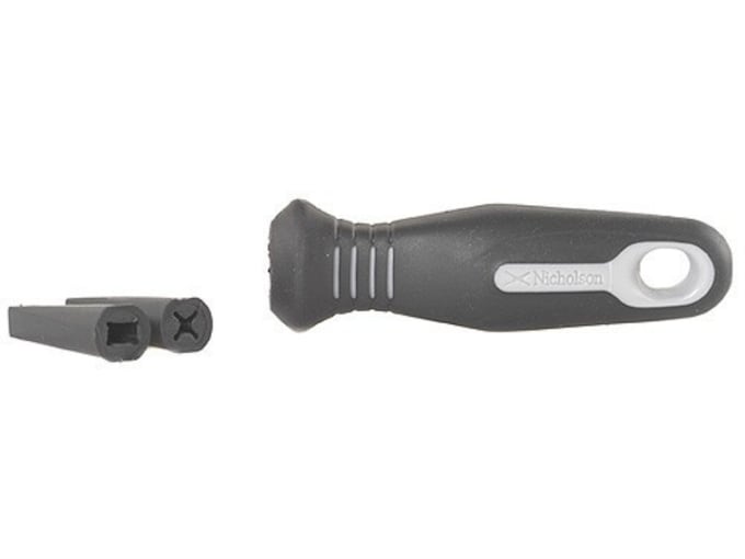 Nicholson Ergonomic File Handle 2 Inserts Rubber Coated