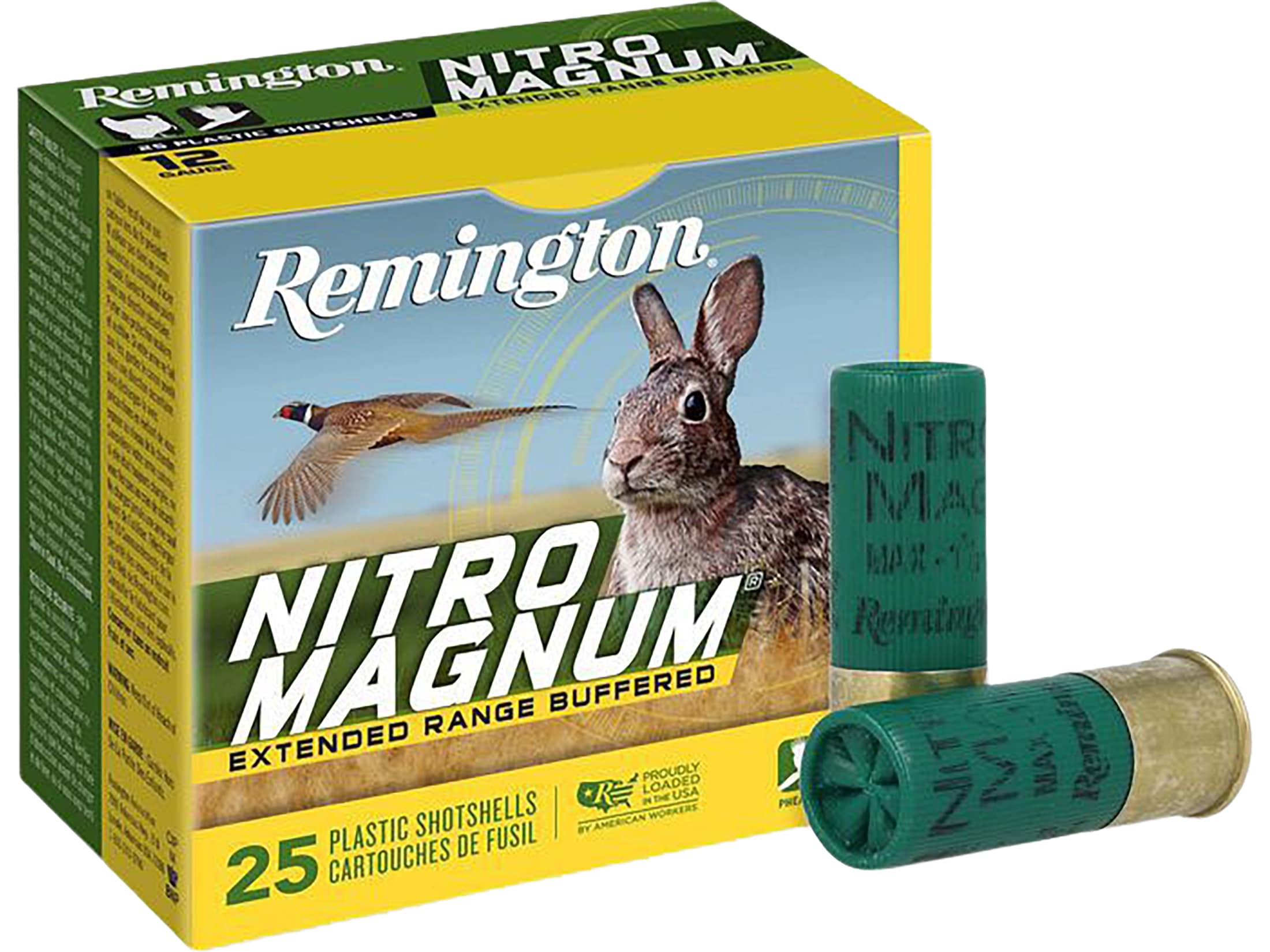 Remington Nitro Mag 12 Ga Ammo 2-3/4 #4 Lead Shot 1-1/2oz Case of 250