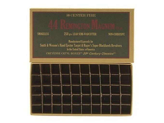 Cheyenne Pioneer Cartridge Box 44 Remington Mag Chipboard 5PK