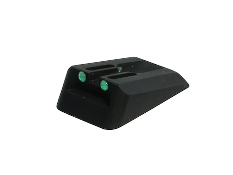 Novak Rear Sight Ruger SR9 SR9C Steel Blue Fiber Optic Green