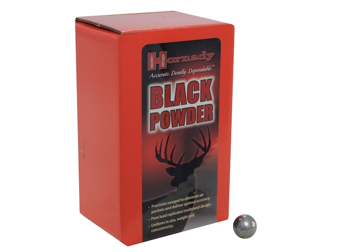 Hornady Muzzleloading Bullets 50 Cal (480 Diameter) Round Ball Box of