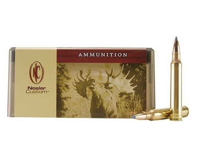 Nosler Custom Ammo 8mm Remington Mag 180 Grain Ballistic Tip Hunting