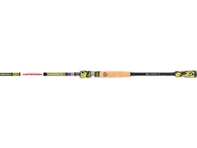 Favorite Lunkers Defender Edition 7'3 Spinning Rod Med Hvy