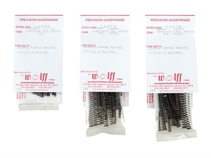 Wolff Coil Spring Combination Pack #3 Miniature Light-Duty Metric
