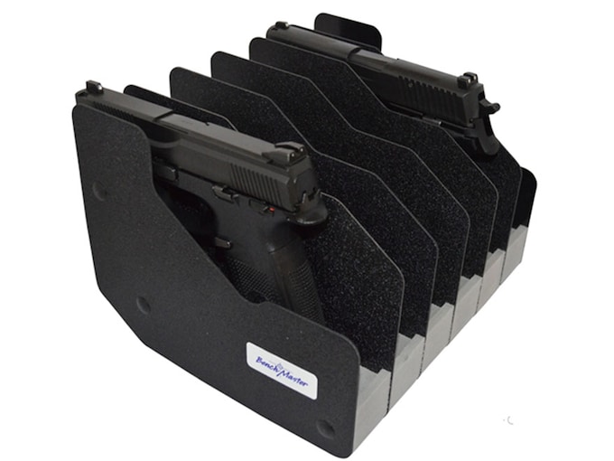 Benchmaster Pistol Rack 8-Gun Closed Cell High Density Foam Black