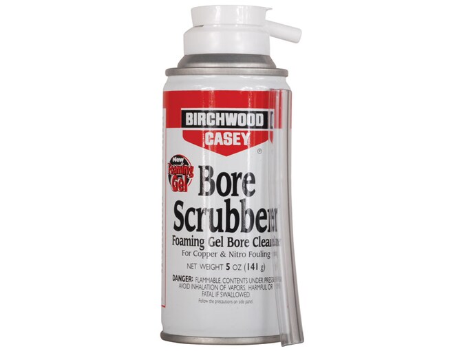 Birchwood Casey Bore Scrubber Foaming Gel Bore Cleaner 5oz Aerosol