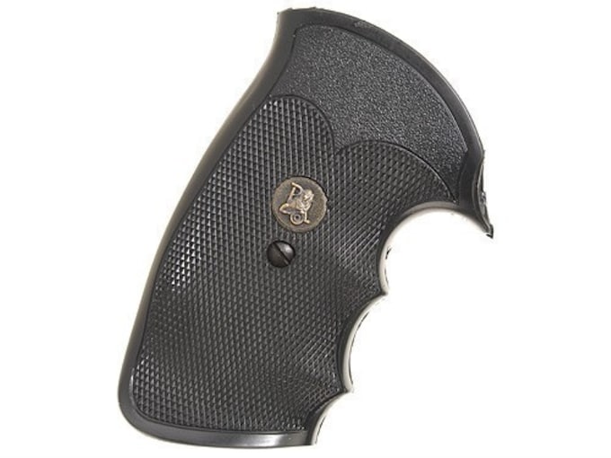 Pachmayr Gripper Grips Finger Grooves Colt Python Rubber Black