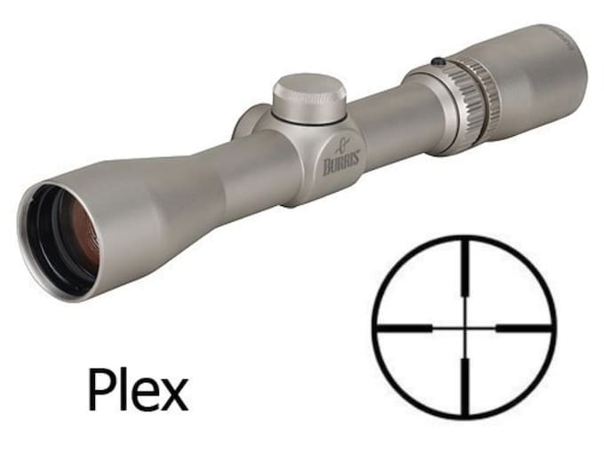 Burris Pistol Scope 2-7x 32mm Plex Reticle Silver Factory Second