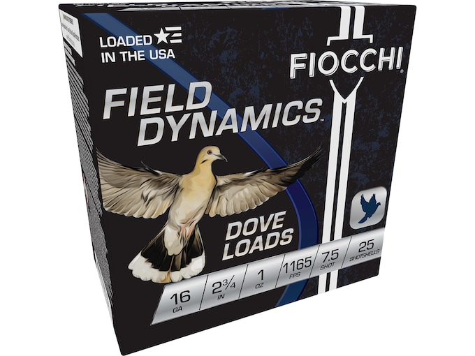 Fiocchi Game & Target Ammo 16 Ga 2-3/4 1oz #8 Shot Box of 25
