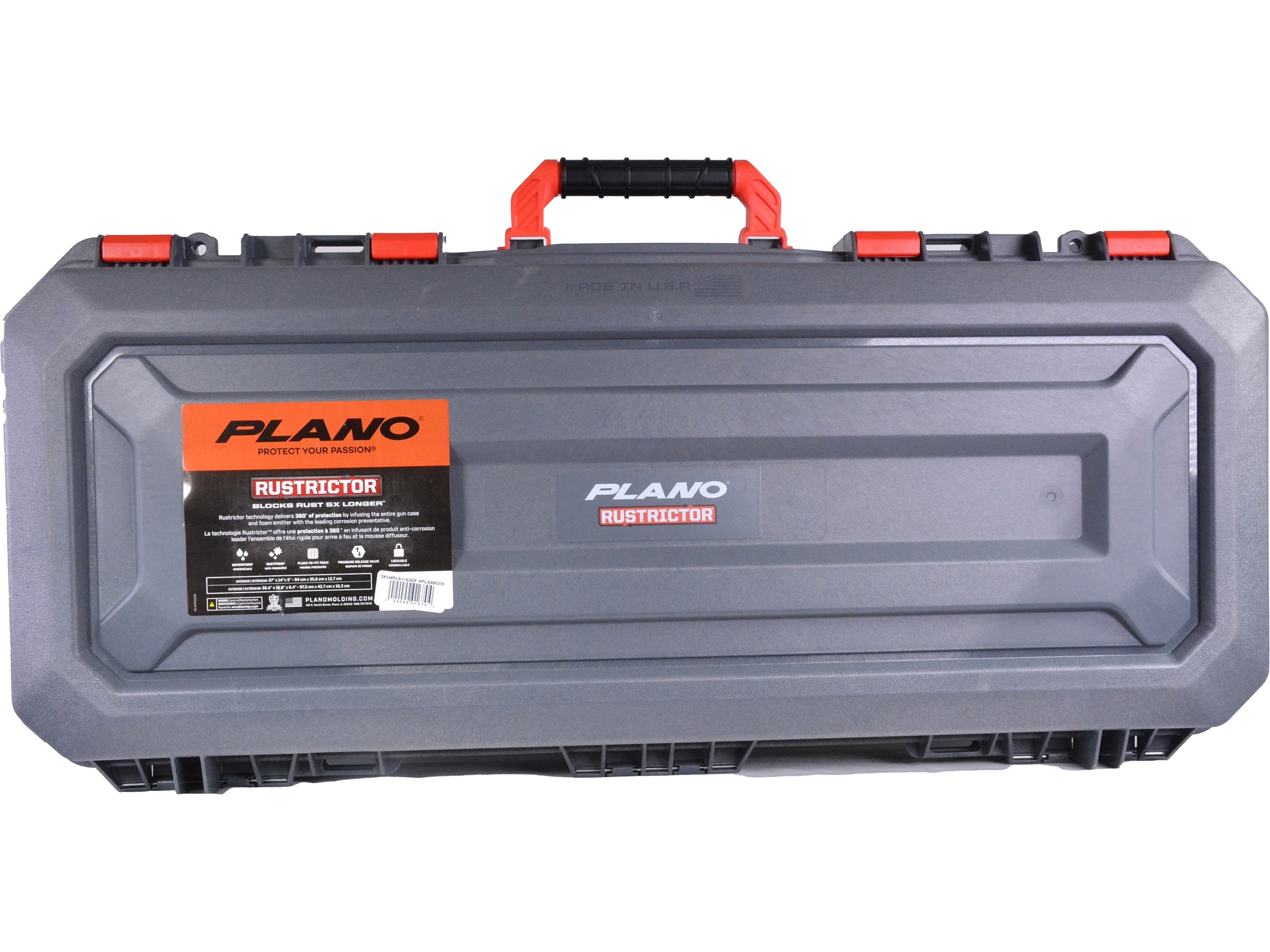 Plano AW2 Rustrictor All Weather Rifle Case 52 Polymer Black