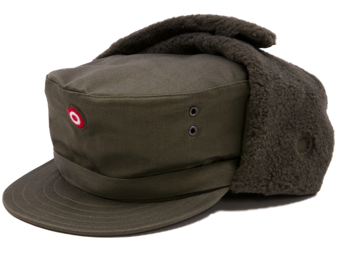 Military Surplus Austrian Winter Cap Grade 1 Olive Drab Medium