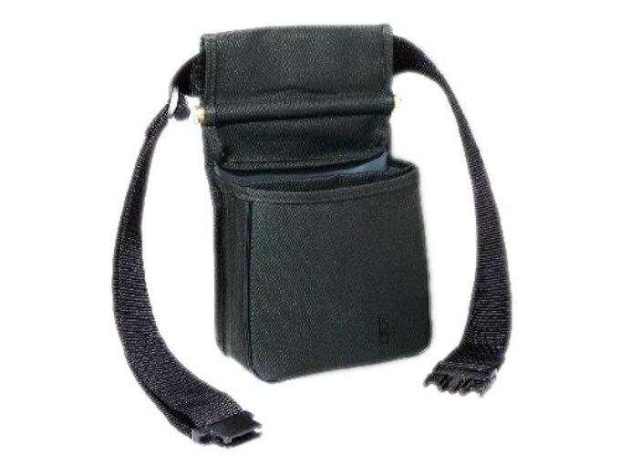 Bob Allen Divided Shotgun Shell Pouch Adjustable Belt Nylon Green