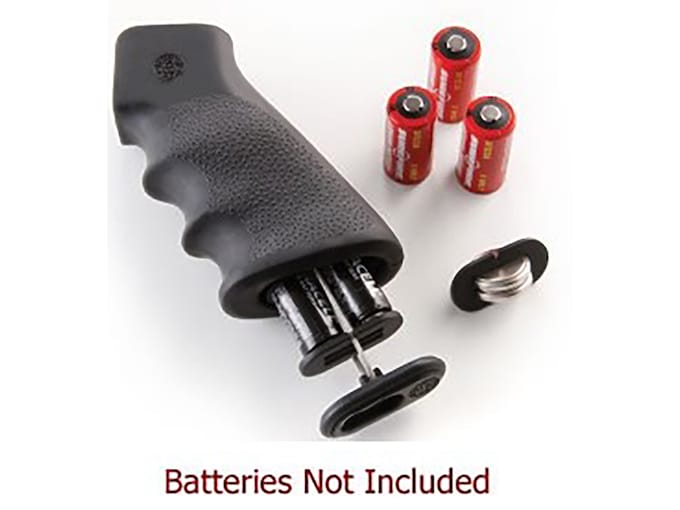 Hogue OverMolded Pistol Grip AR-15 Storage Kit Rubber Black