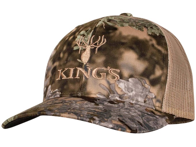 King's Camo Men's Trucker Hat Cotton Desert Shadow One Size Fits Most