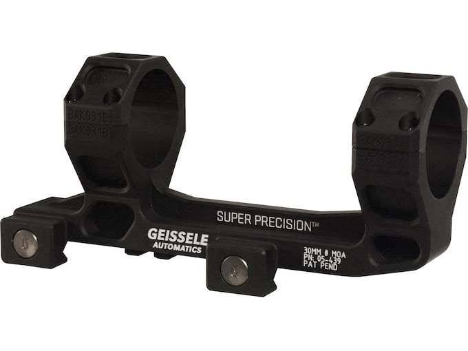 Geissele Super Precision Cantilever Mount Integral 30mm Rings 7075-T6