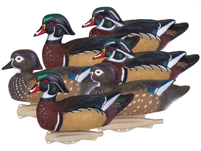 Flambeau Storm Front 2 Wood Duck Decoys 6PK