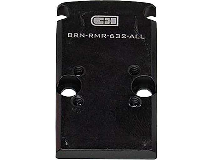 C&H Precision Pistol Red Dot Adapter Plate RMR Footprint 6-32 Holes