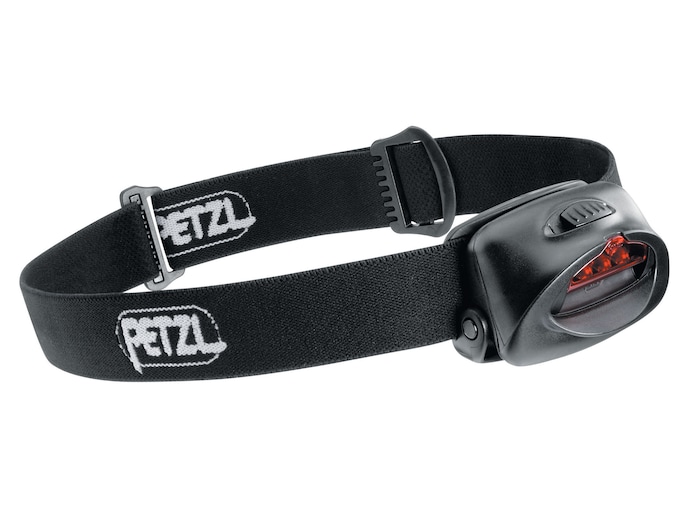 Petzl TacTikka Headlamp LED 3 AAA Batteries Polymer Black