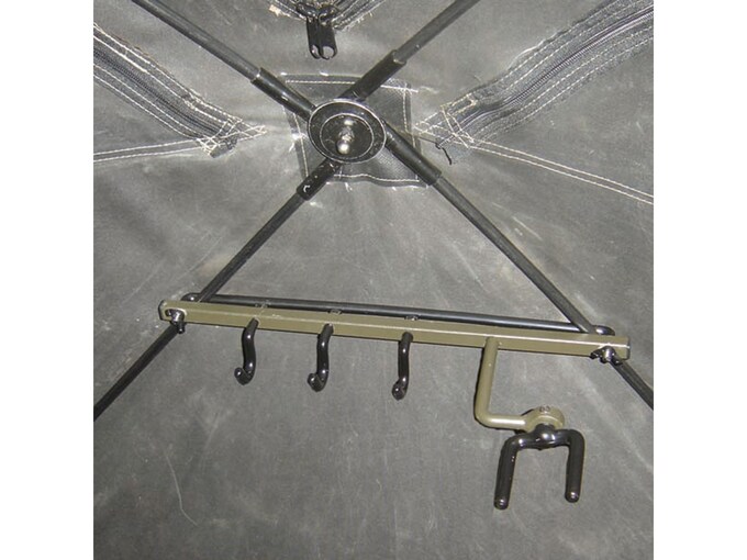 HME Ground Blind Bow Holder Mount Steel Brown