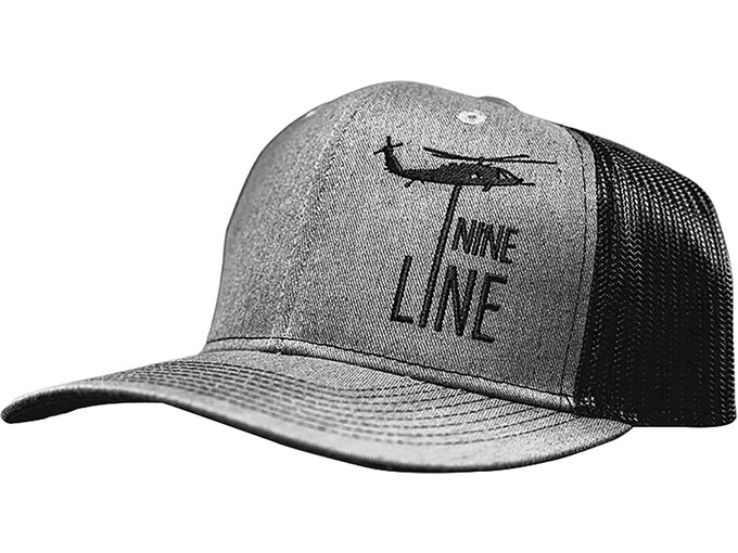 Nine Line Men's Drop Line Snapback Cap Heather Gray One Size Fits Most