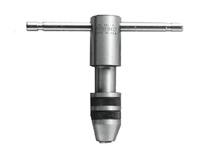 General Tools Ratchet T-Handle Tap Wrench 0 to 1/4