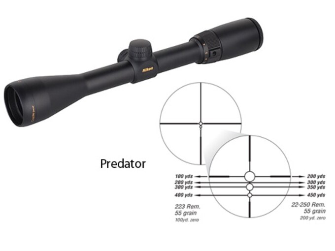 Nikon Coyote Special Rifle Scope 3-9x 40mm BDC Predator Reticle Matte