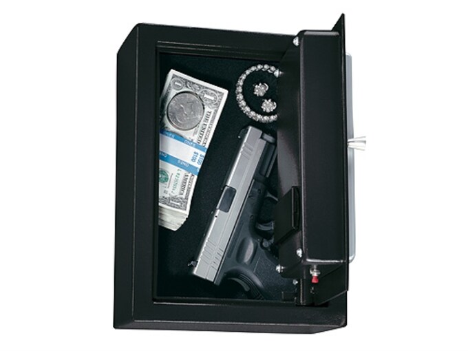 Stack-On Pistol Drawer Safe Electronic Lock Charcoal Gray