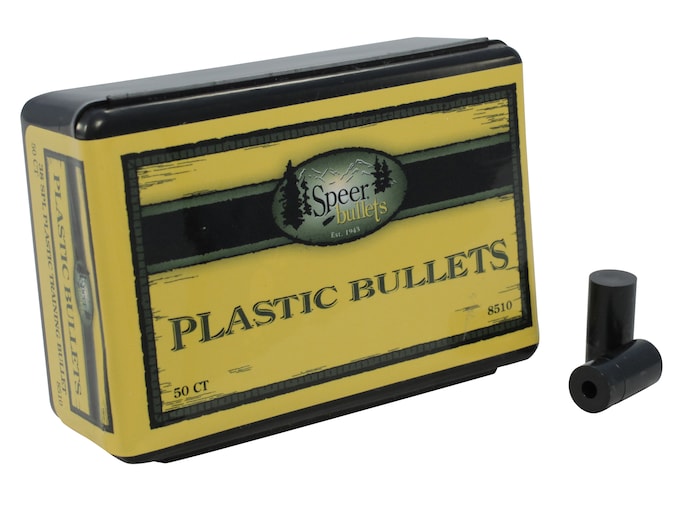 Speer Plastic Bullets 38 Cal (357 to 358 Diameter) Box of 50