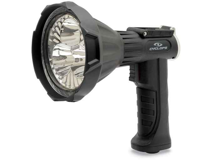 Cyclops Revo 4000 Spotlight Rechargeable 18650 Batteries Polymer Black