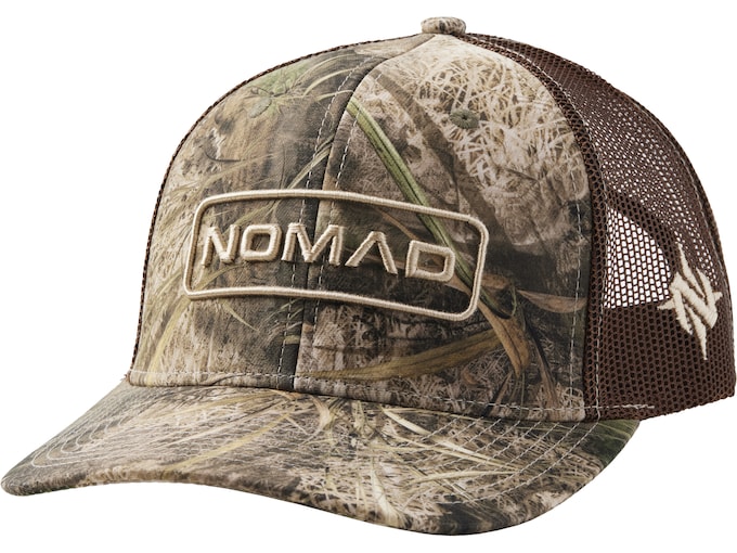 Nomad Men's Camo Hunter Trucker Cap Mossy Oak Bottomland One Size Fits