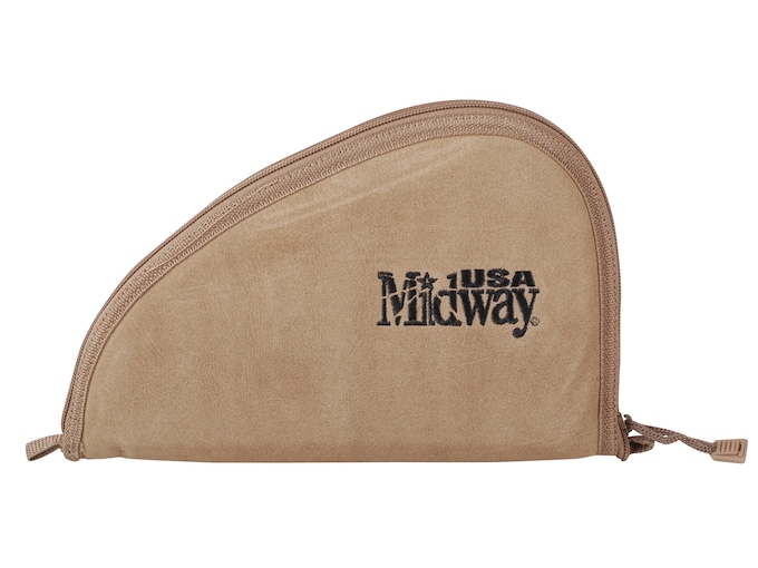 MidwayUSA Pistol Case 15 Suede Tan