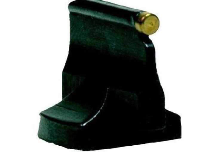 Marble's Front Sight .450 Height .531 Width Steel Blue 3/32 Gold Bead