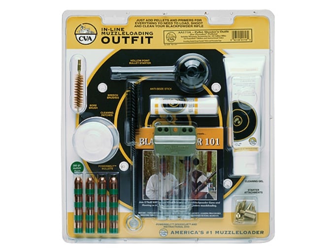 CVA Muzzleloading Accessory Outfit 50 Cal Pellet Shooters