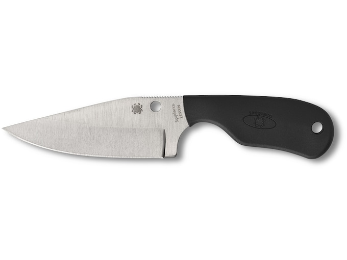 Spyderco Subway Bowie Fixed Blade Knife 2.8 Bowie LC 200 N Black Blade