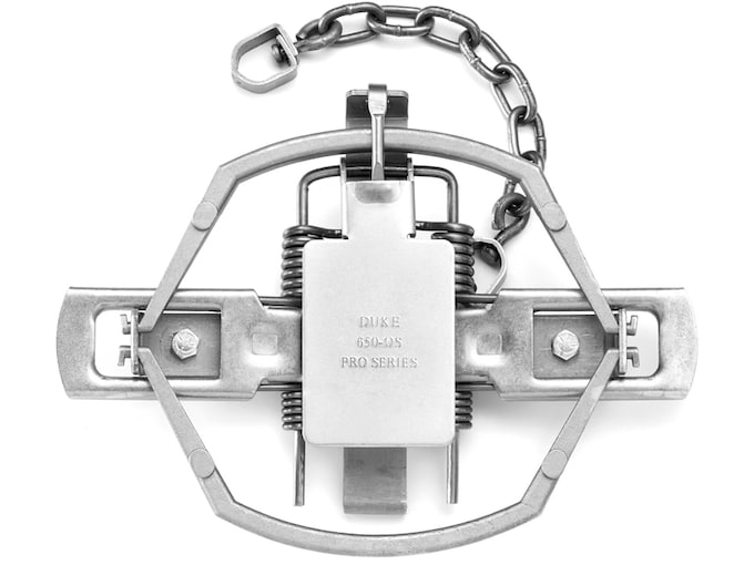 Duke Pro Series 650-OS Trap Steel Silver Pack of 12