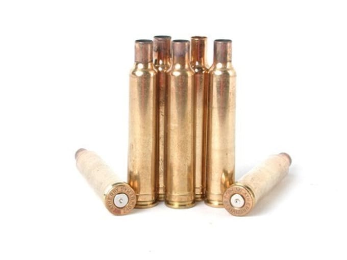 Once-Fired Weatherby Brass 240 Weatherby Mag Grade 3 Box of 20