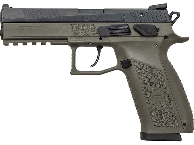 CZ-USA P-09 Semi-Automatic Pistol 9mm Luger 4.54 Barrel 10-Round Black