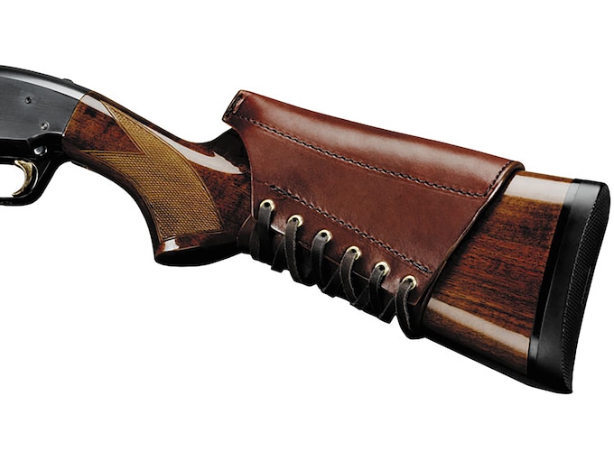 Triple K Shotgun/Rifle Cheek Rest .75 Leather Brown